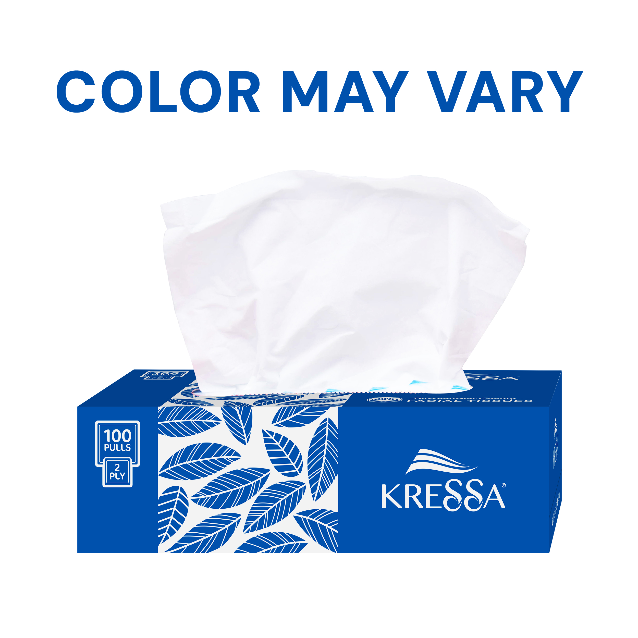 Kressa 2 Ply Face Tissue Single Box Multicolor 100 Pulls Per Box ...
