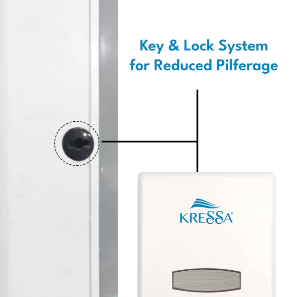 Kressa Wall-Mounted Multi V-Fold Paper Hand Towel Dispenser Jumbo ...